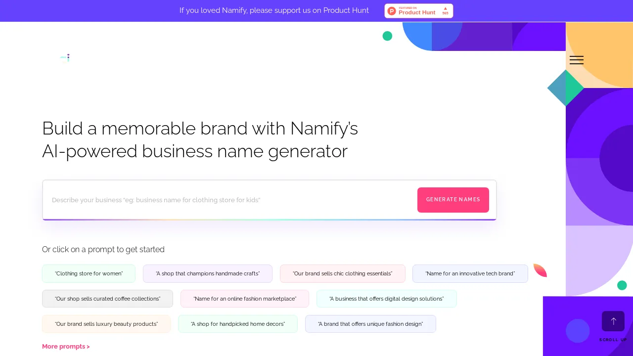 Namify AI - BestofAI